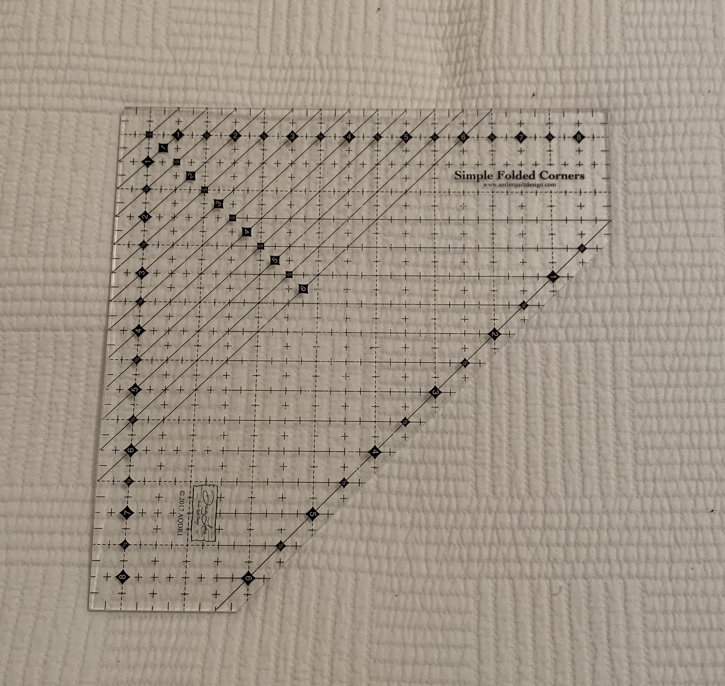 I Love the Simple Folded Corner Ruler! – Louisa Enright's Blog