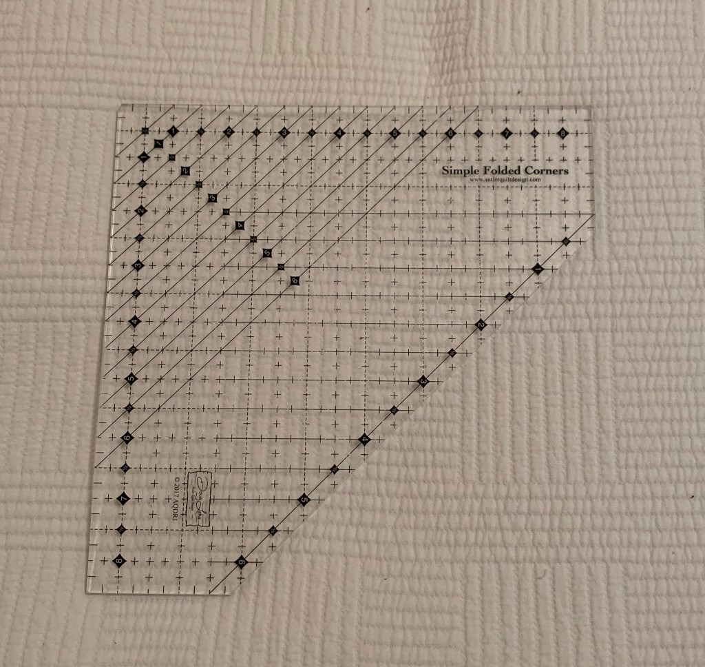 I Love the Simple Folded Corner Ruler! – Louisa Enright's Blog