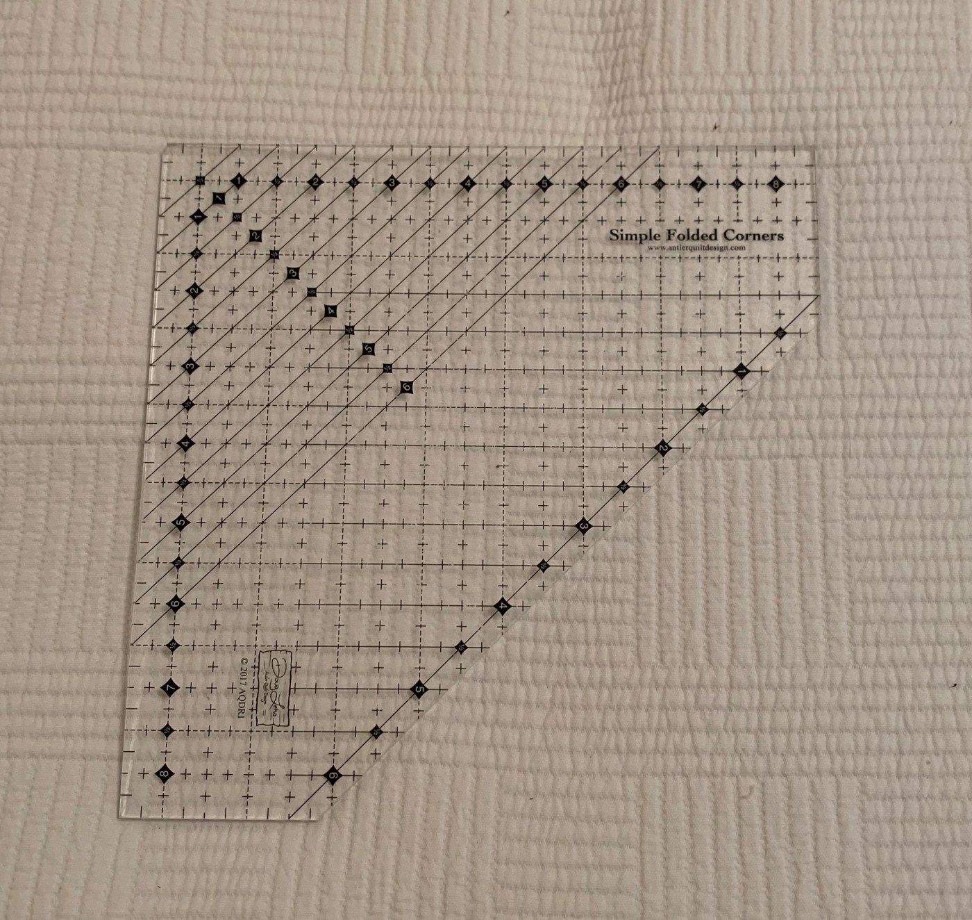 I Love the Simple Folded Corner Ruler! – Louisa Enright's Blog